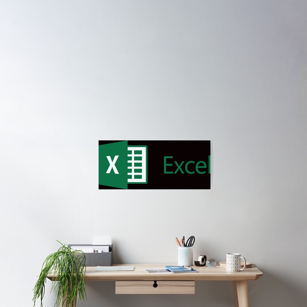 "excel merch" Poster by surahefa | Redbubble