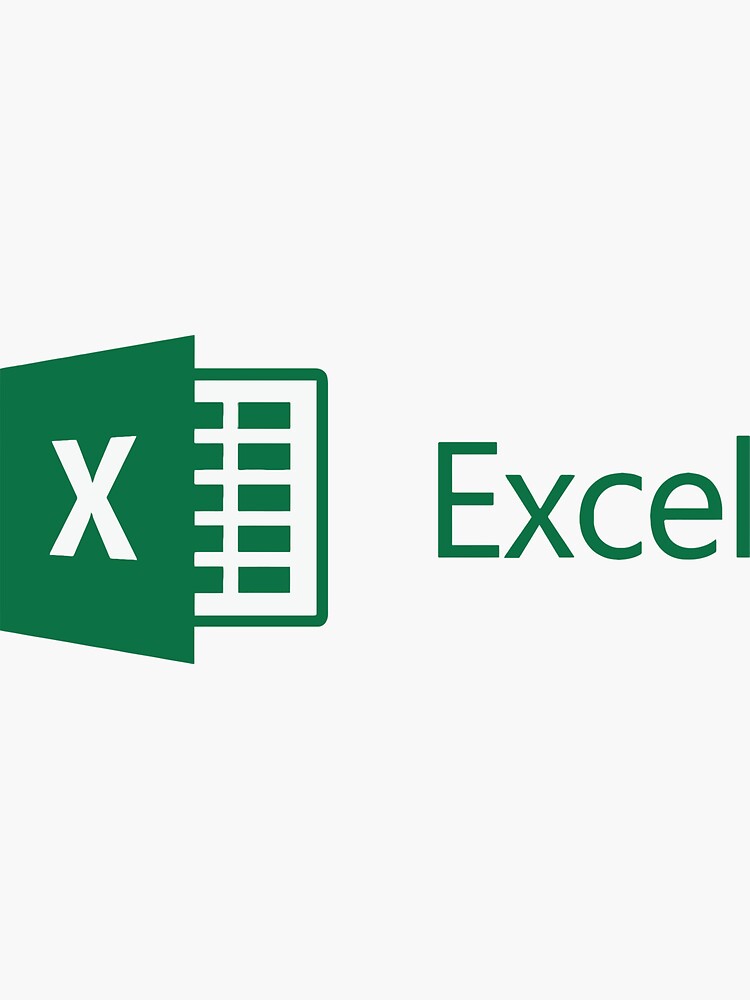 "excel merch" Sticker for Sale by surahefa | Redbubble