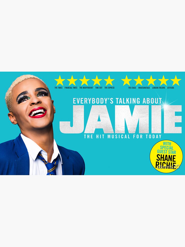 "Everybody's Talking about Jamie" Sticker for Sale by sburns35 | Redbubble