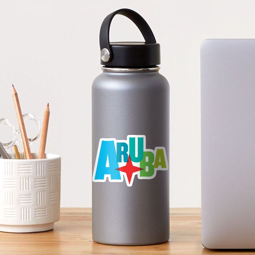 "Aruba" Sticker for Sale by luggagestickers | Redbubble