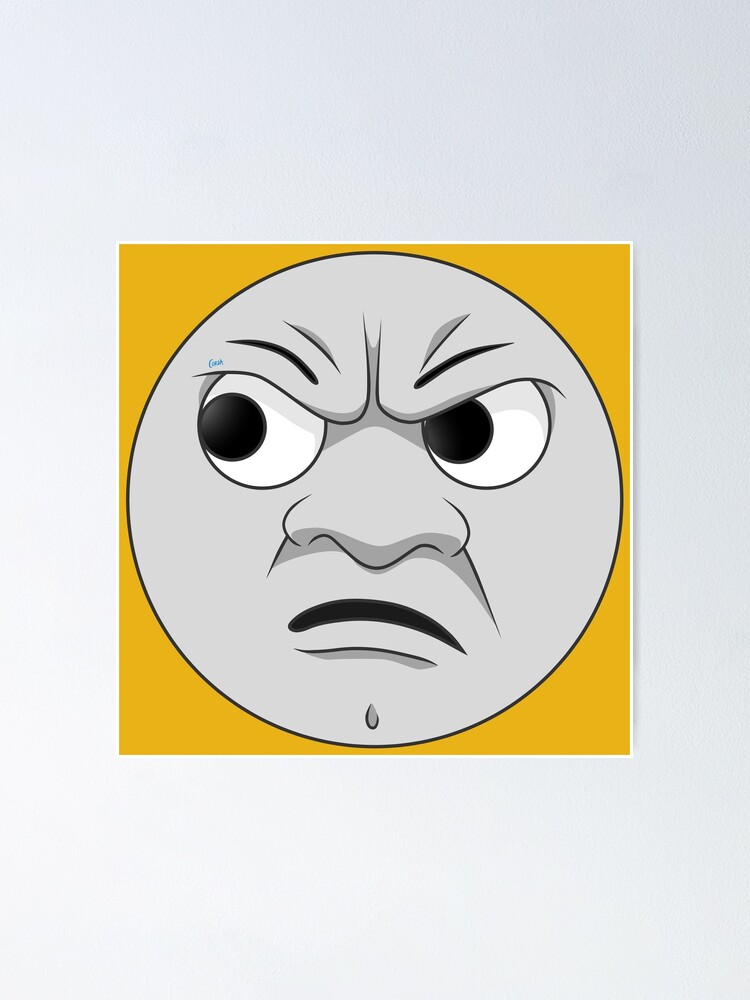 "Duncan (angry face)" Poster for Sale by corzamoon | Redbubble