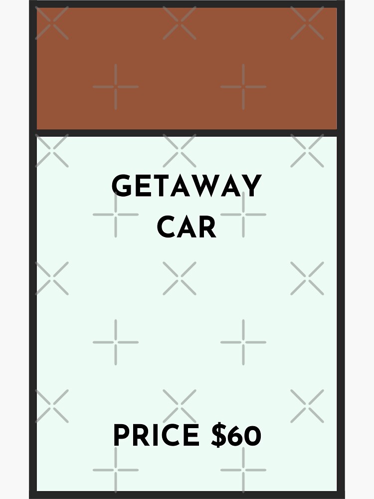 Pegatina «Getaway Car Taylor Swift Monopoly Tablero Piezas Reputación ...