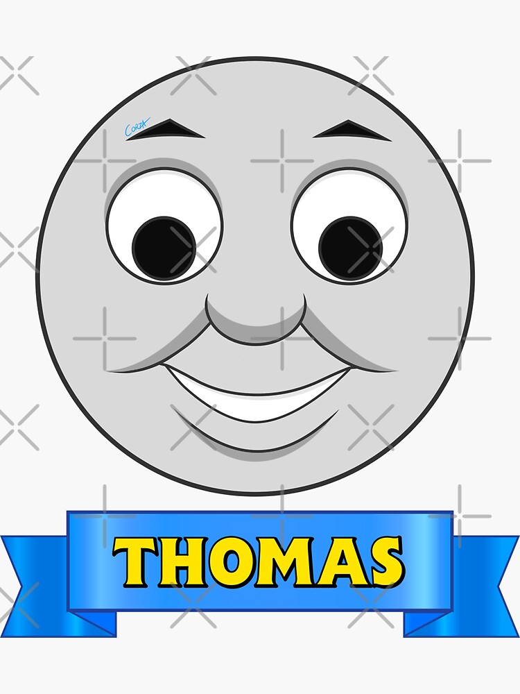 "Thomas (name ribbon)" Sticker for Sale by corzamoon | Redbubble