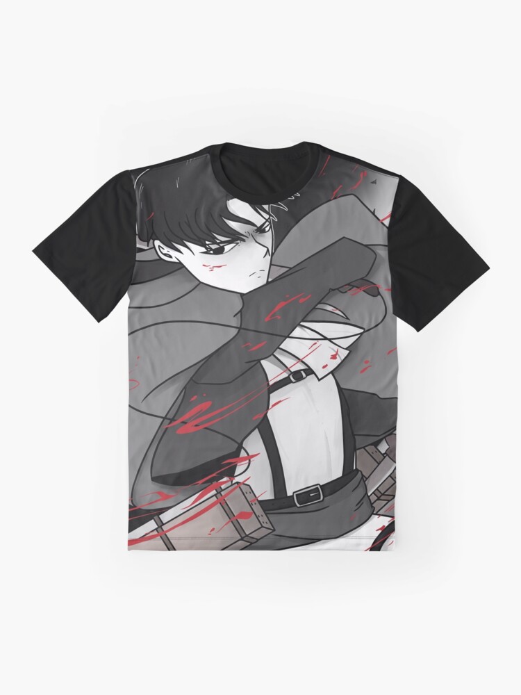 "Levi Attack On Titan" T-shirt for Sale by madsiline | Redbubble | levi ...