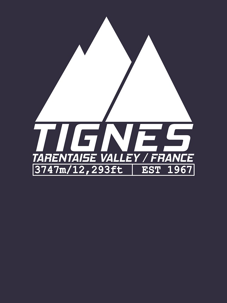 T-shirt « Tignes France Station de ski Tarentaise Vallée Ski », par ...