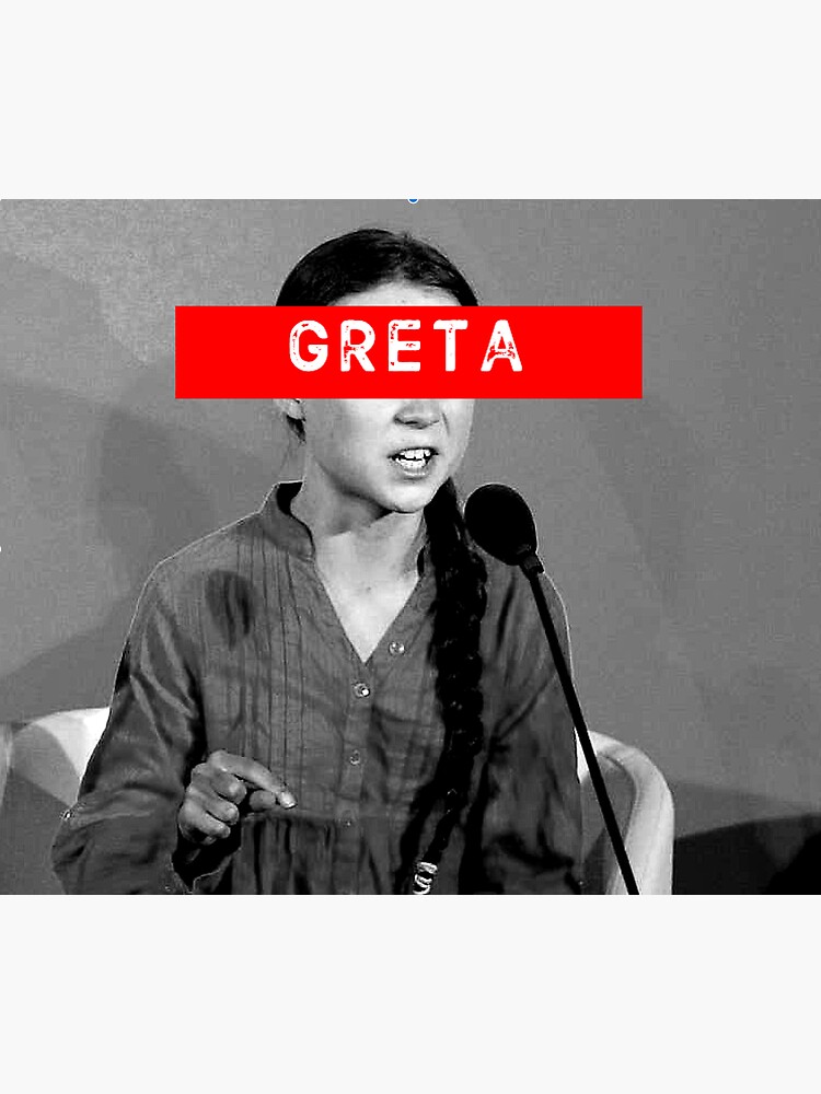 "Greta Thunberg " Sticker by mmk1313 | Redbubble