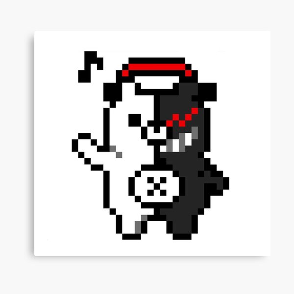 "8 BIT Headphones Monokuma" Canvas Print by xinsuourudazu | Redbubble