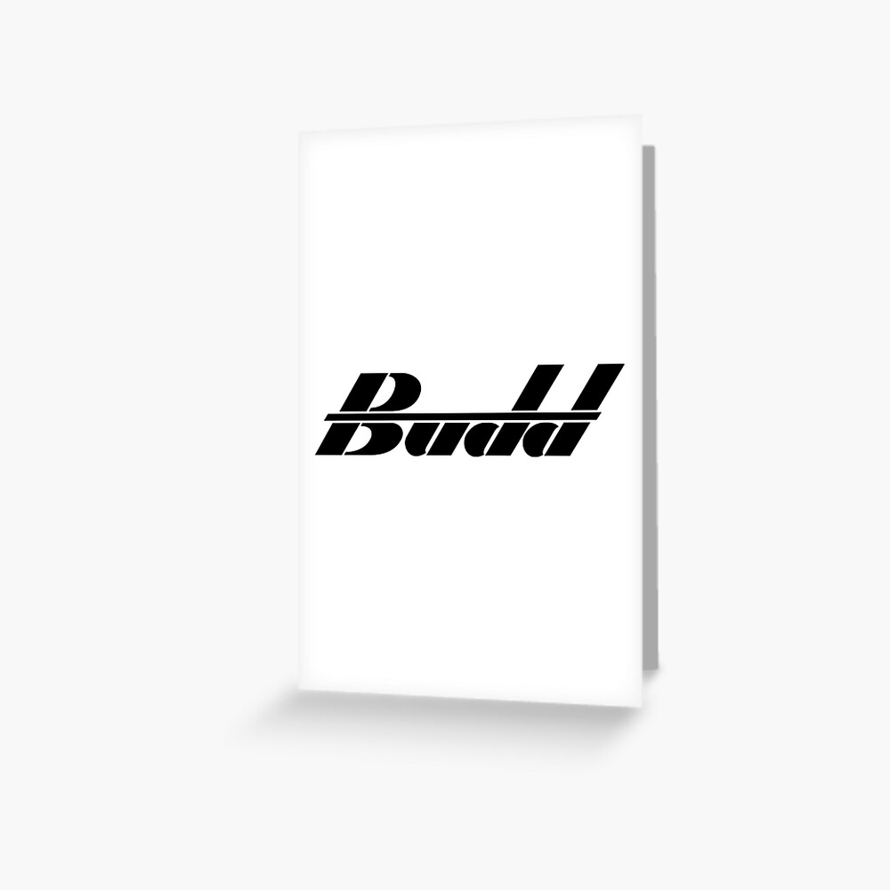 "Budd Company Logo" Greeting Card by DankSpaghetti | Redbubble