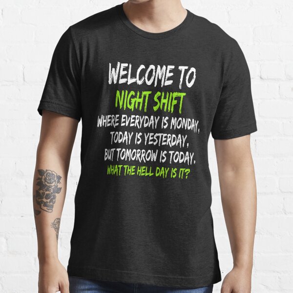 "Night Shift Workers Gift, Funny Midnight Shift Gifts Welcome to night ...
