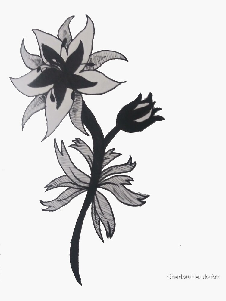 "Silent Princess" Sticker for Sale by ShadowHawk-Art | Redbubble