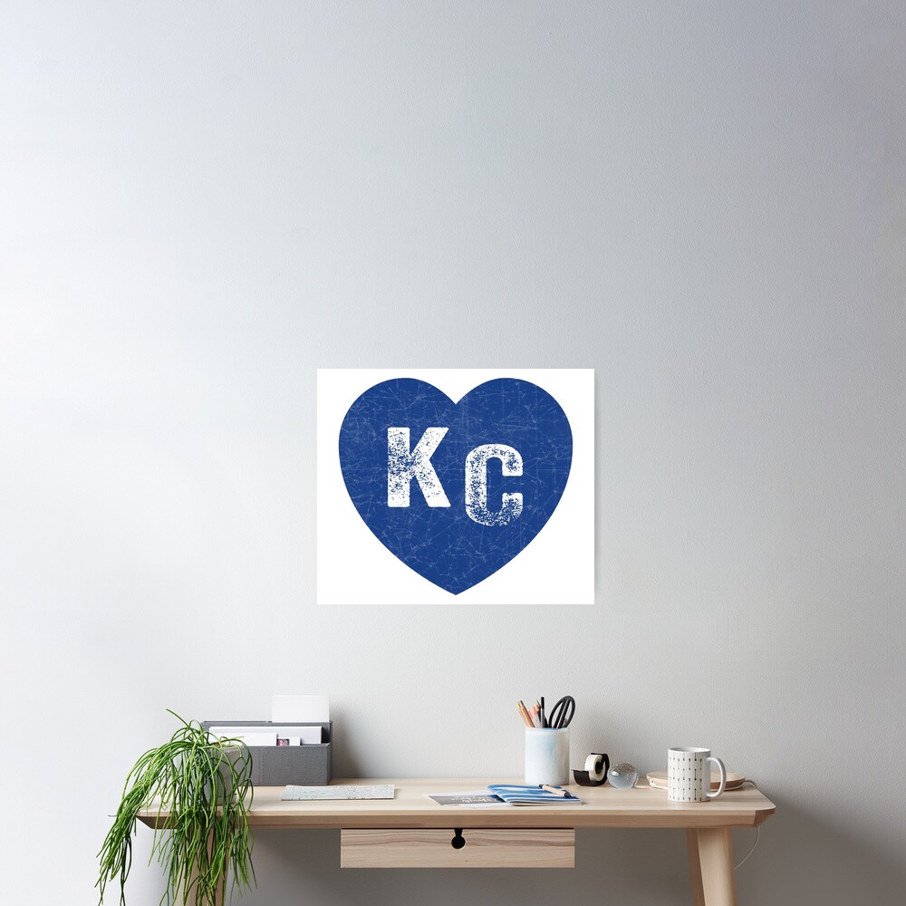 "Royal Blue KC Blue Heart Kansas City Hearts I Love Kc heart Kansas ...