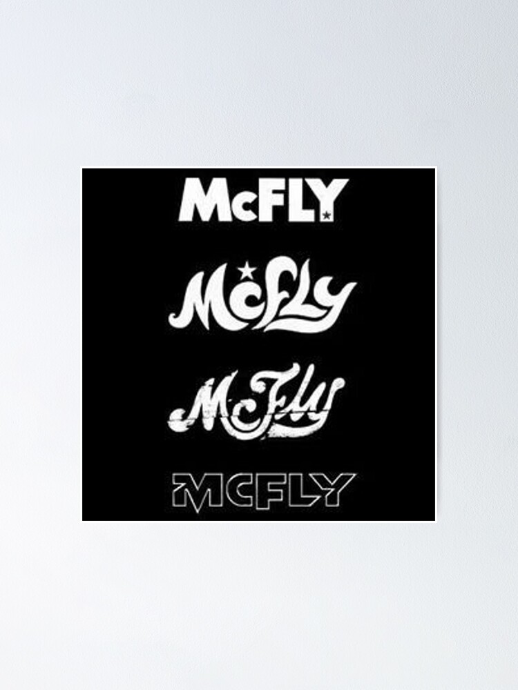 "mcfly-logos" Poster for Sale by StephAv | Redbubble