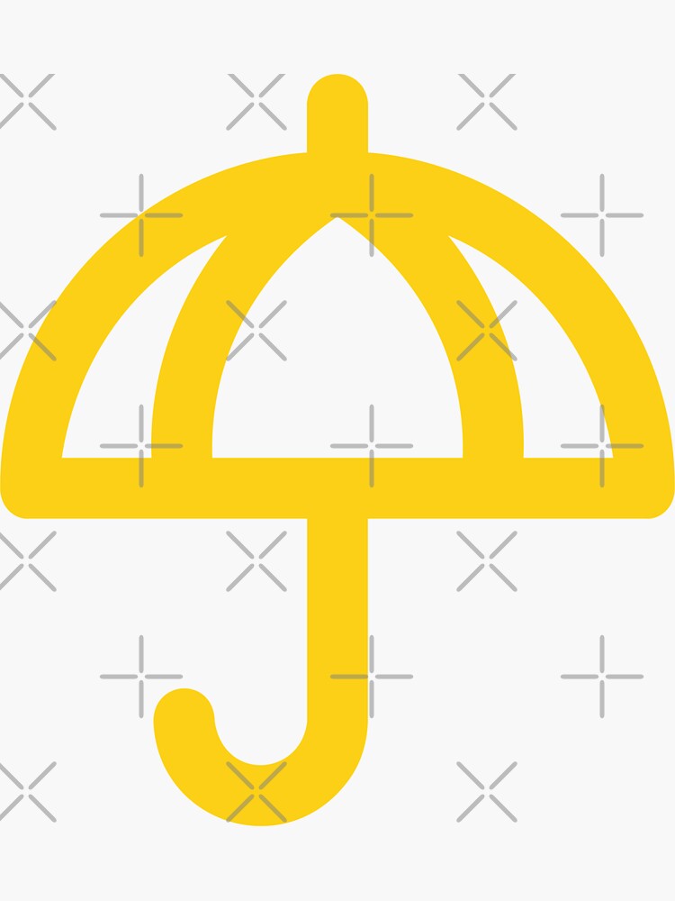 "Umbrella Protest Symbol, 2019 Hong Kong Protest" Sticker by ...