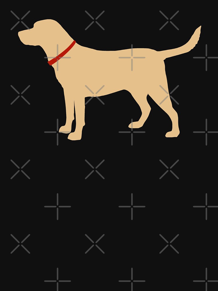 "Labrador Retriever Yellow Lab Sticker" T-shirt for Sale by madeulaugh ...