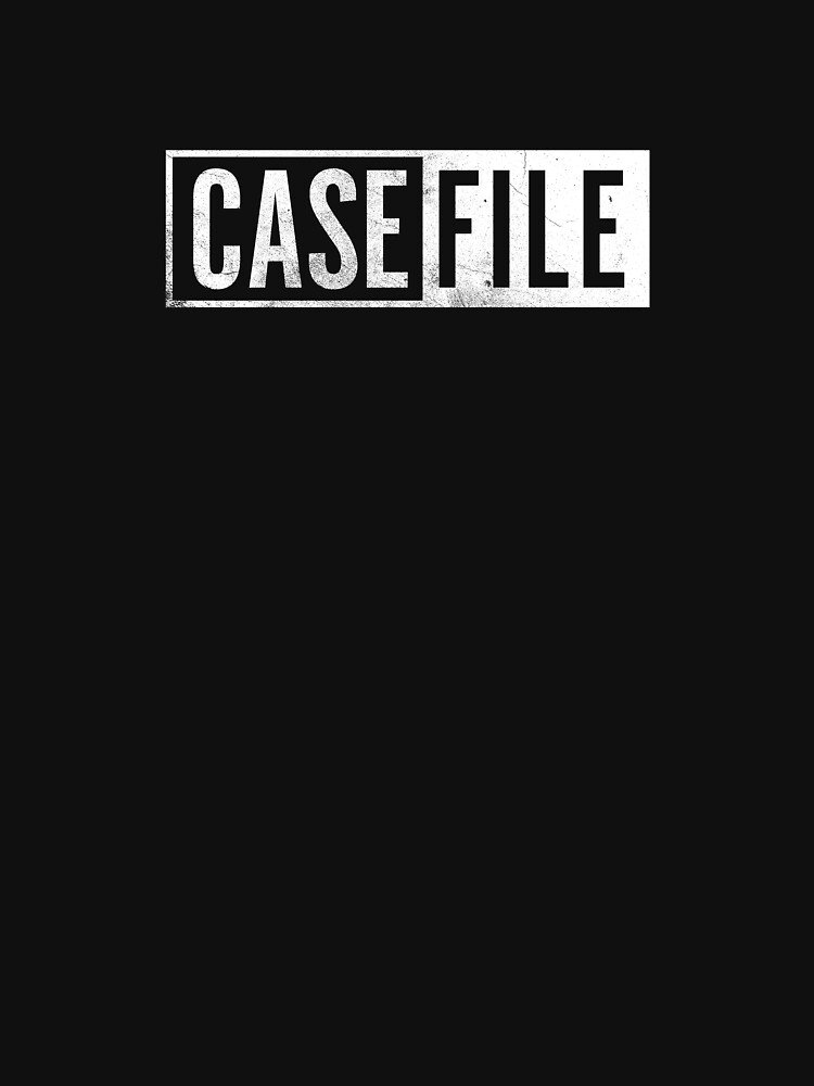 "Casefile True Crime – Casefile Logo (Light)" T-shirt for Sale by ...