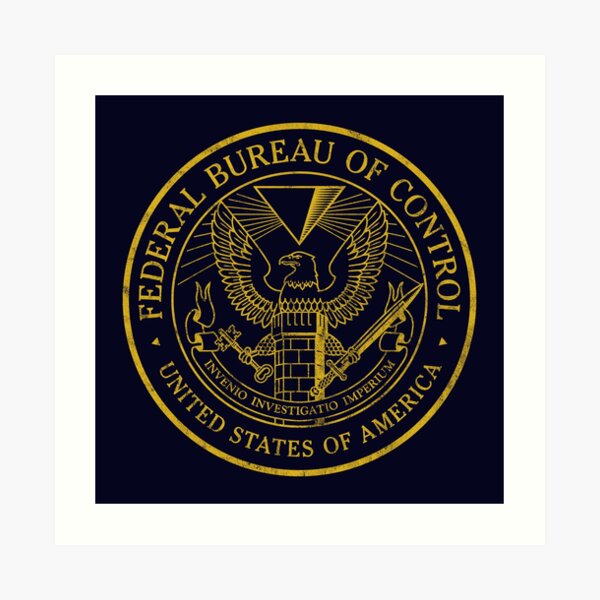 "Federal Bureau of Control | Control Game Logo | Distressed Logo" Art ...