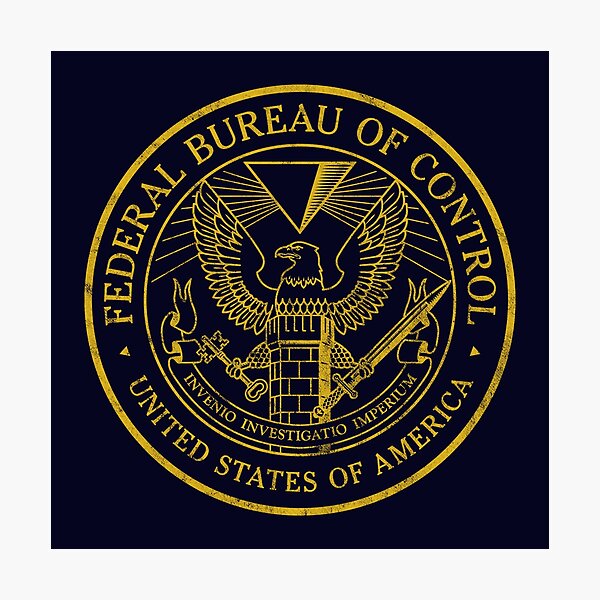 Federal Bureau Of Control Logo Photographic Prints | Redbubble