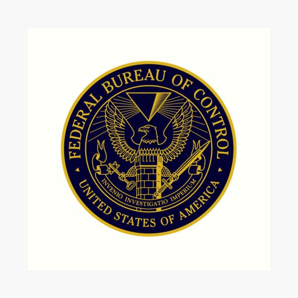 "Federal Bureau of Control | Control Game Logo | Clean Logo" Art Print ...