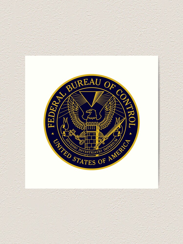 "Federal Bureau of Control | Control Game Logo | Clean Logo" Art Print ...