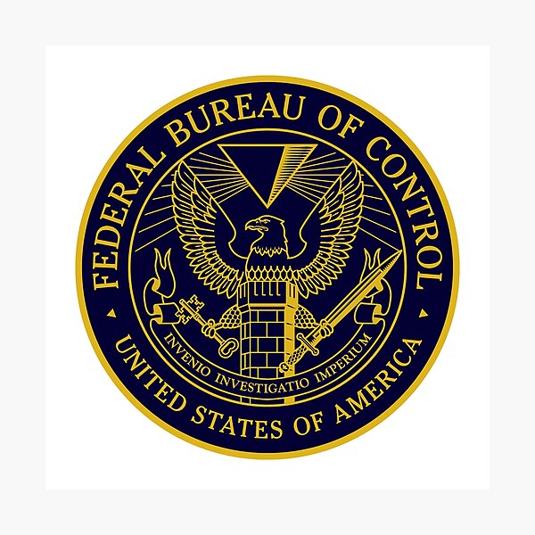 Federal Bureau Of Control Logo Photographic Prints | Redbubble