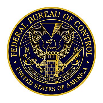 "Federal Bureau of Control | Control Game Logo | Clean Logo" Sticker ...