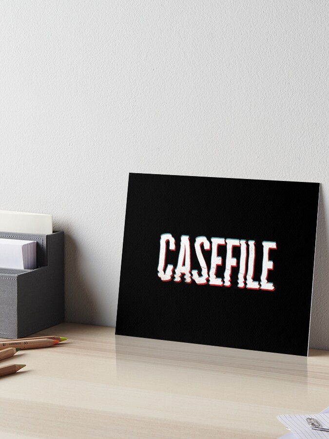 "Casefile True Crime – Casefile Blurred" Art Board Print for Sale by ...