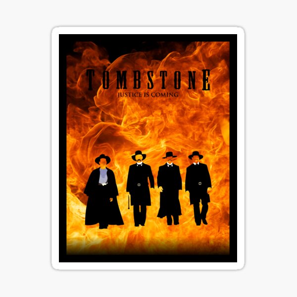 "Tombstone: FIRE" Sticker for Sale by muskitt | Redbubble