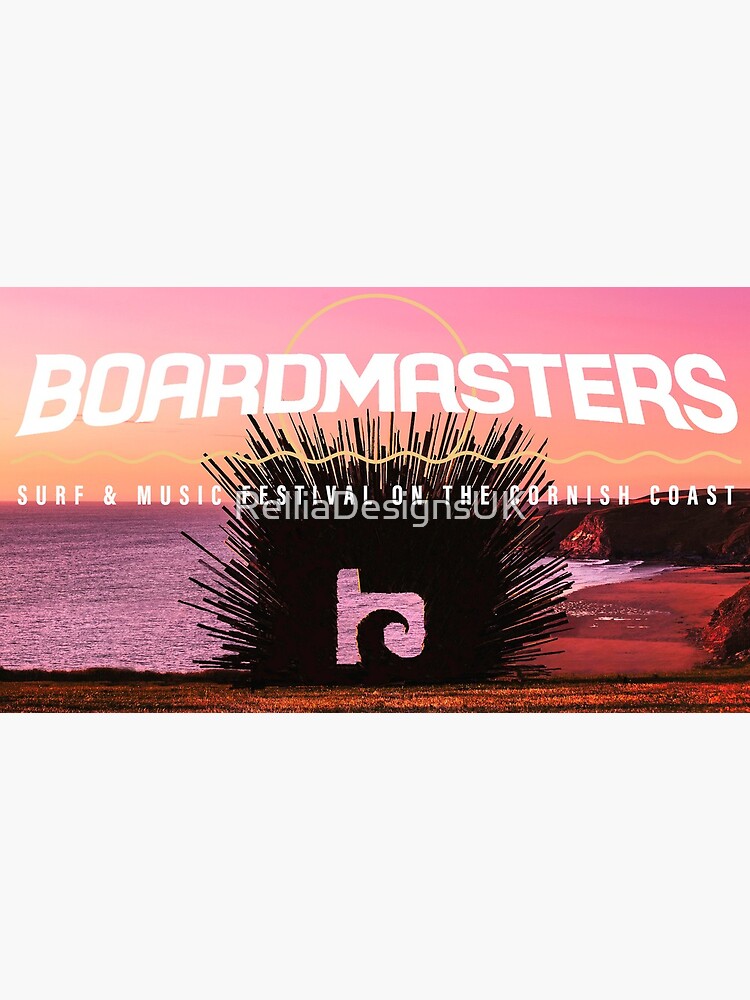 "Boardmasters Sunset Fistral Beach Design Art perfect for Decorative ...