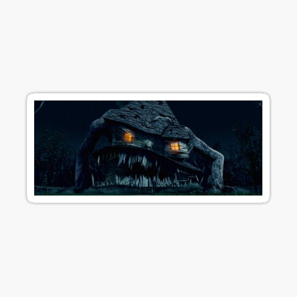 "monster house" Sticker for Sale by samiwarstler | Redbubble
