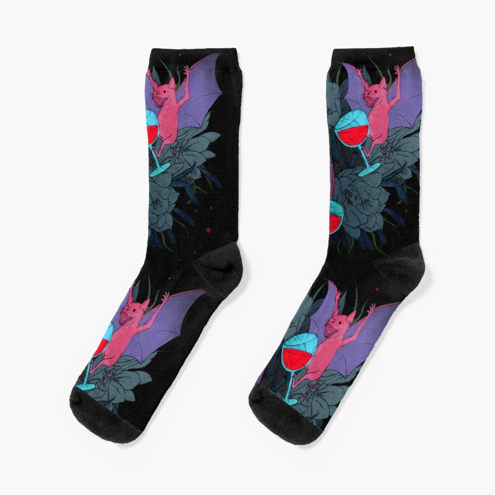 "party bats" Socks for Sale by hahaha-creative | Redbubble