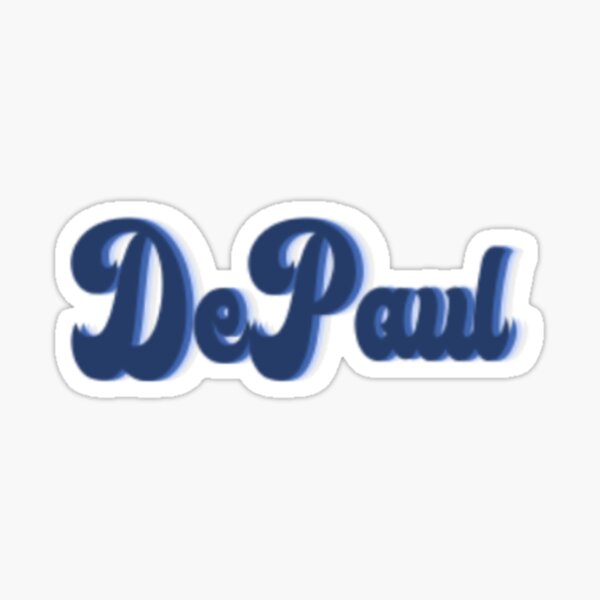 "DePaul University" Sticker for Sale by izzylash | Redbubble