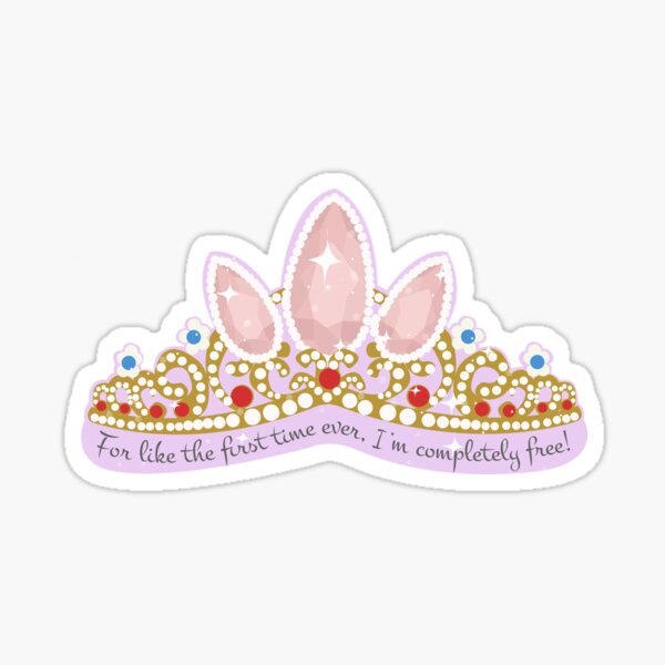 "Tangled Tiara" Sticker by tracysportfolio | Redbubble