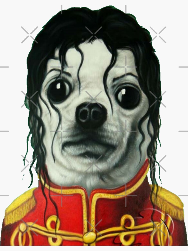 "MJ Dog" Sticker for Sale by stillballin | Redbubble