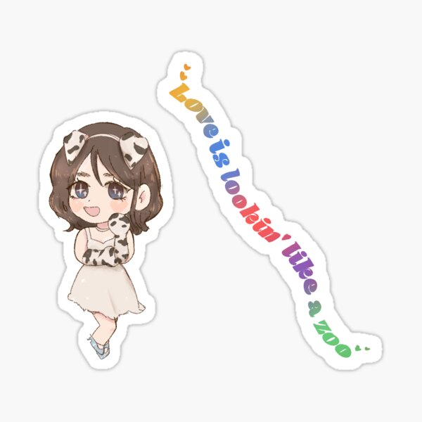 "Red Velvet Zoo WENDY Sticker" Sticker for Sale by kcheei | Redbubble