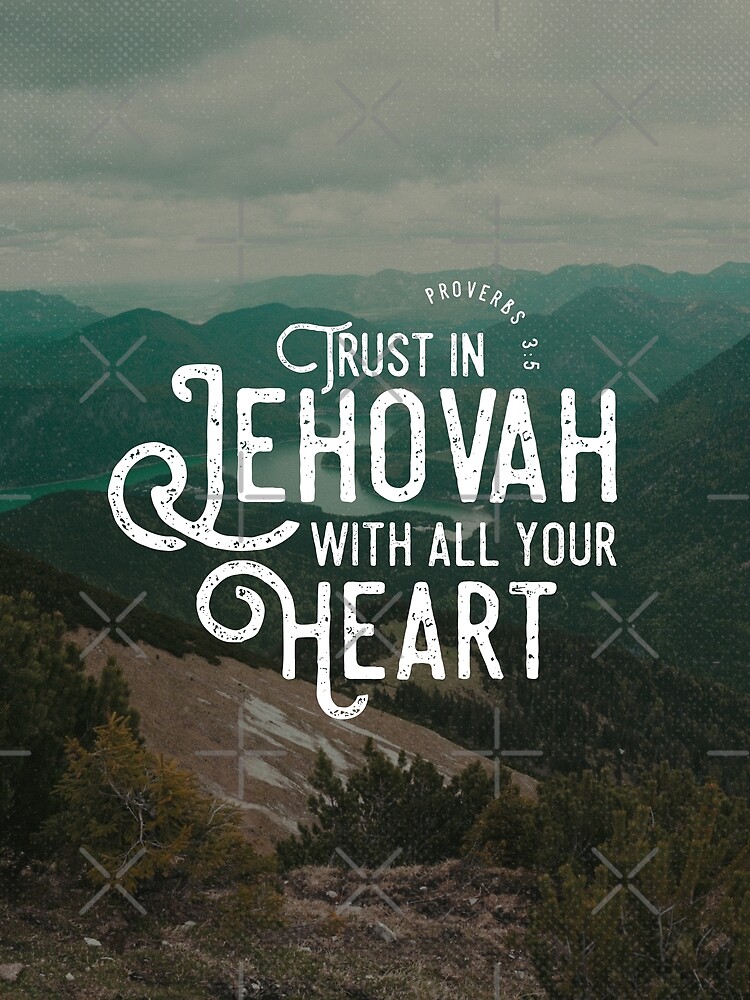 "PROVERBS 3:5" Poster for Sale by Paper Bee Gift Shop | Redbubble