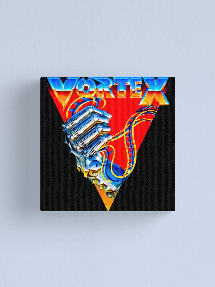 "Classic Vintage Kings Island Vortex Logo" Canvas Print for Sale by ...