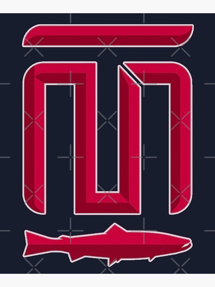Impression photo « LIMITED: Mike Trout - Logo de la truite réinventé ...