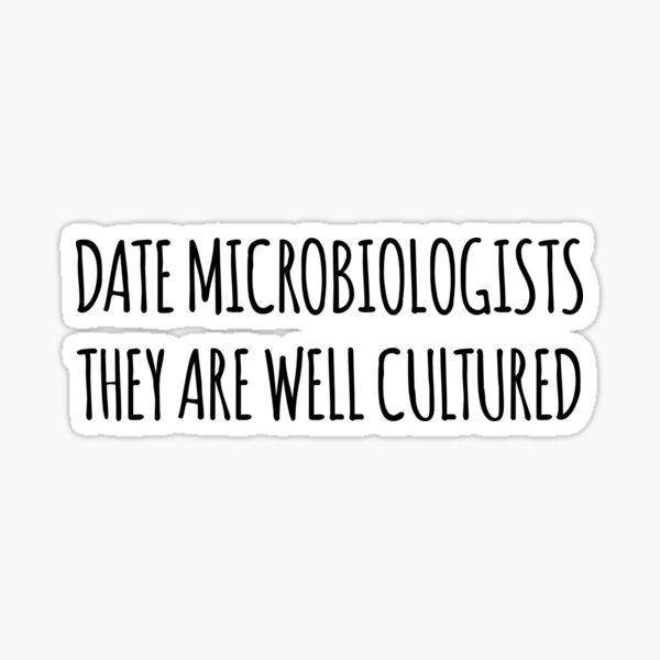 "Microbiologist Biology Teacher Microbiology Student" Sticker for Sale ...