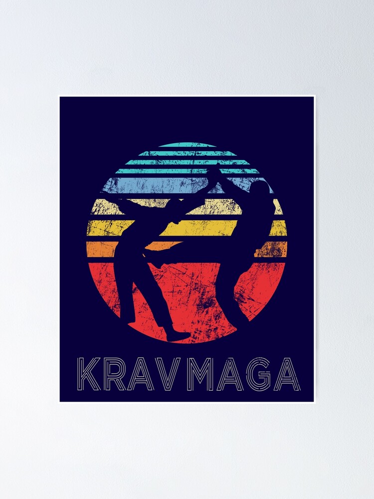 "Krav Maga Vintage Retro Distressed Style Gift" Poster by niftee ...