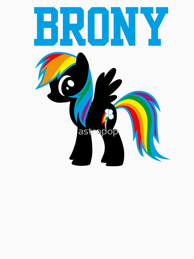 "20% Cooler Brony" T-shirt for Sale by astropop | Redbubble | mlp t ...