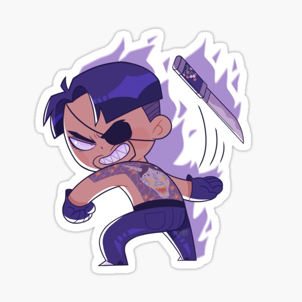 "Majima" Sticker for Sale by Fuzzmeffa | Redbubble