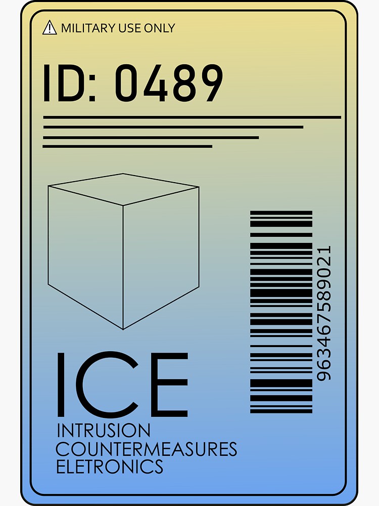 "ICE Logo" Sticker for Sale by flypassos | Redbubble