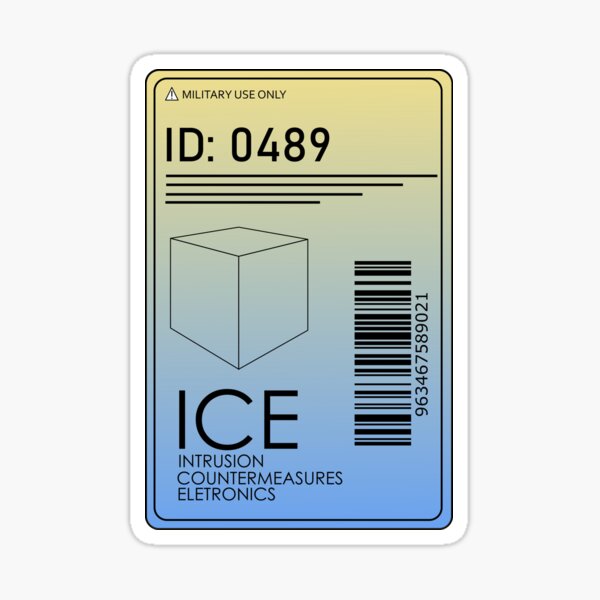 "ICE Logo" Sticker for Sale by flypassos | Redbubble