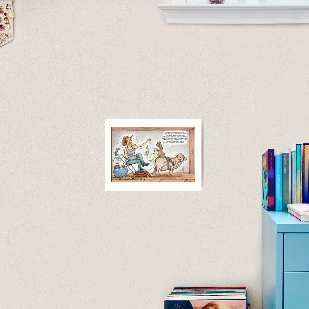 "Shearer Of Sheep" Poster for Sale by Jed Dunstan | Redbubble