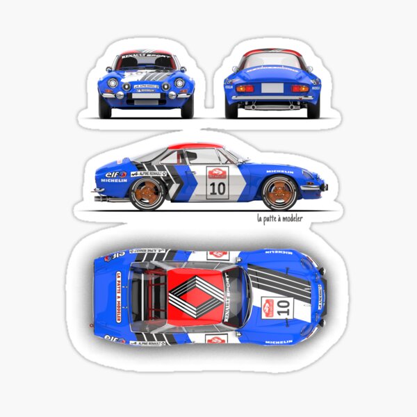 Renault Alpine A110 Stickers | Redbubble