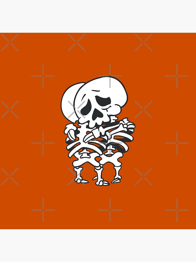 " Skeleton hugs" Poster by Huebucket | Redbubble