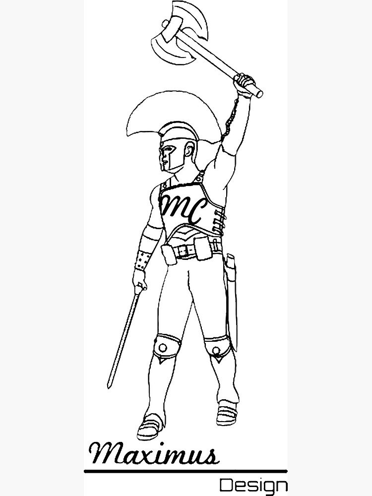 "Maximus Design First Edition (Black and White)" Art Print for Sale by ...