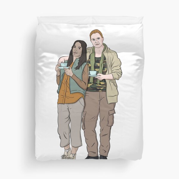 "Detectorists - Louise & Varde - DMDC Line up" Duvet Cover for Sale by ...