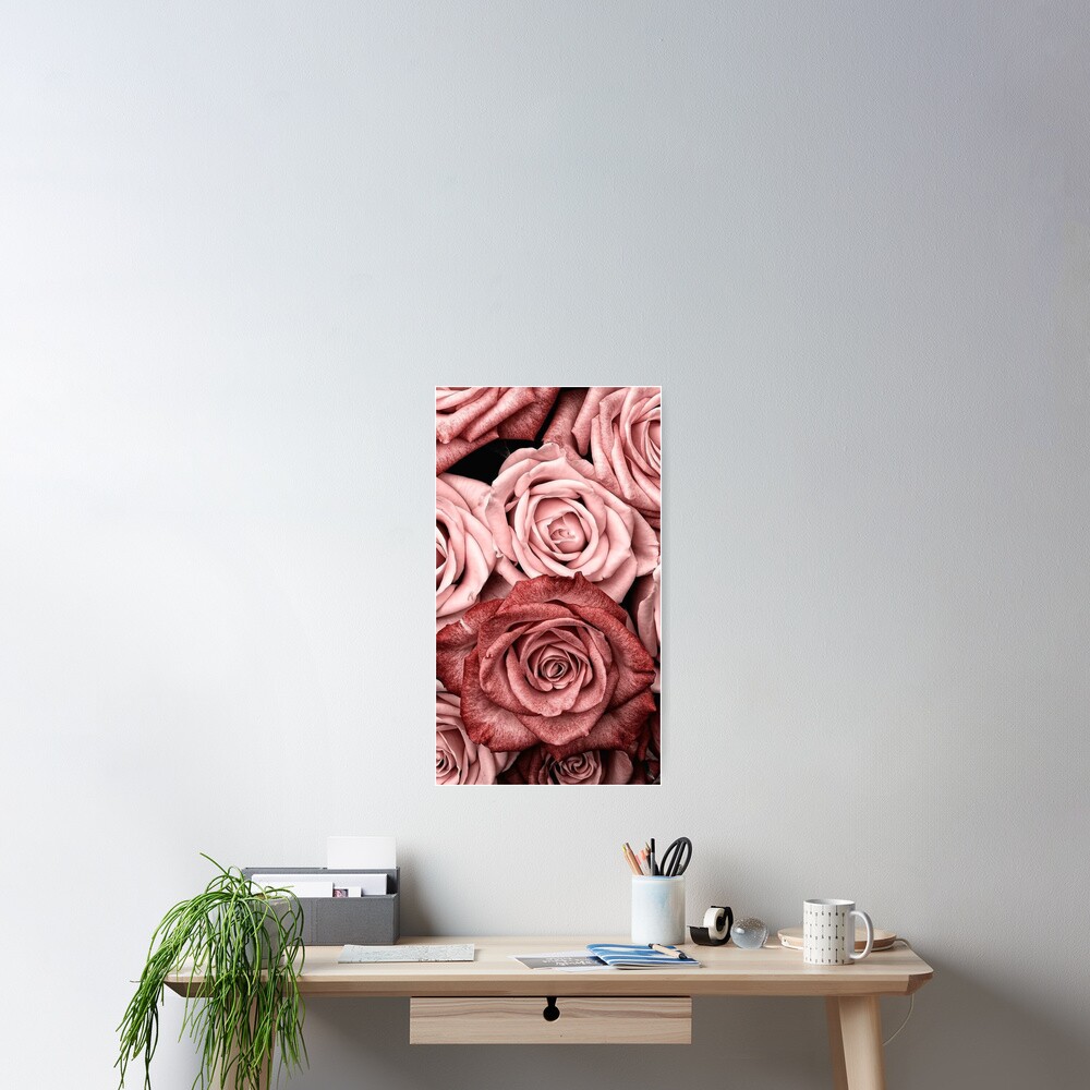 Poster « Roses vintage », par Medly | Redbubble
