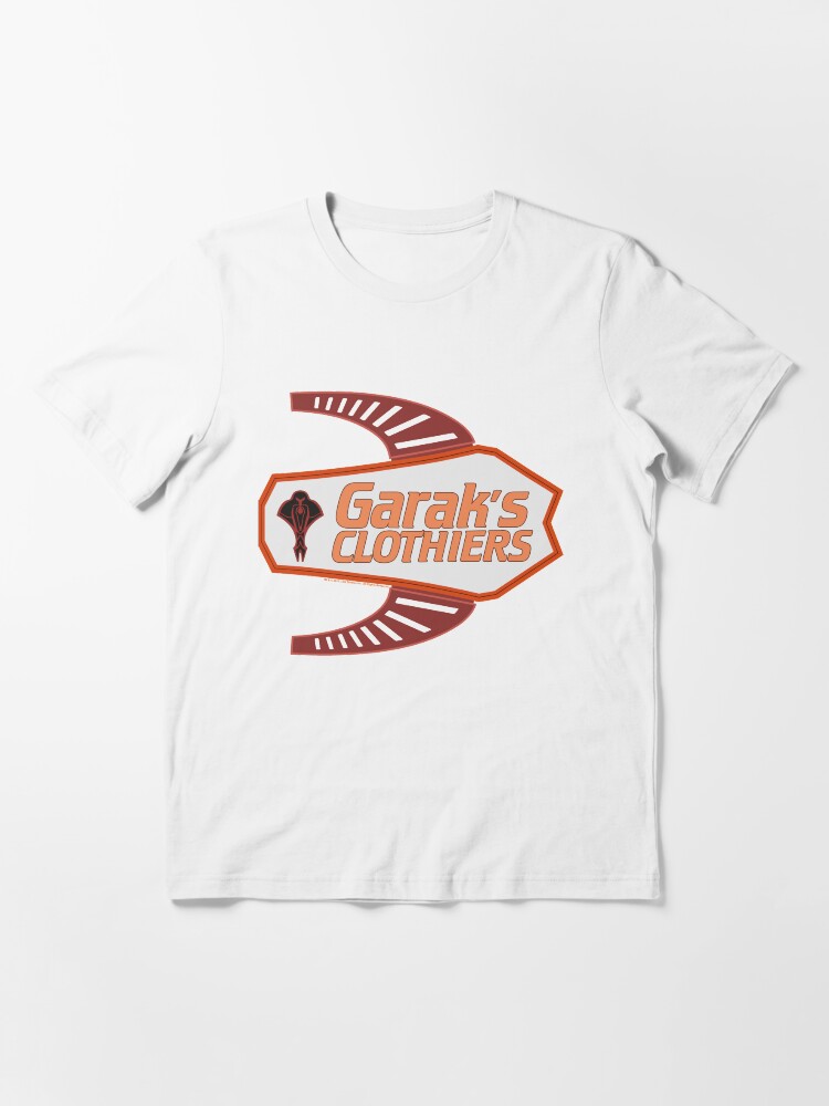 "Star Trek Deep Space Nine Garak's Clothiers Logo" T-shirt by FifthSun ...